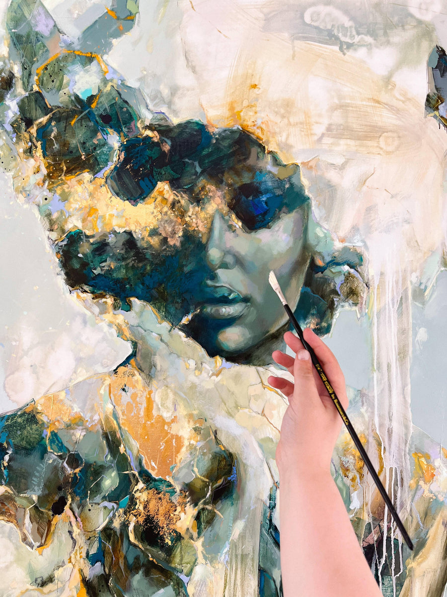 "The Beauty Of Imperfect Things" Original Oil Painting – Tahlia Stanton